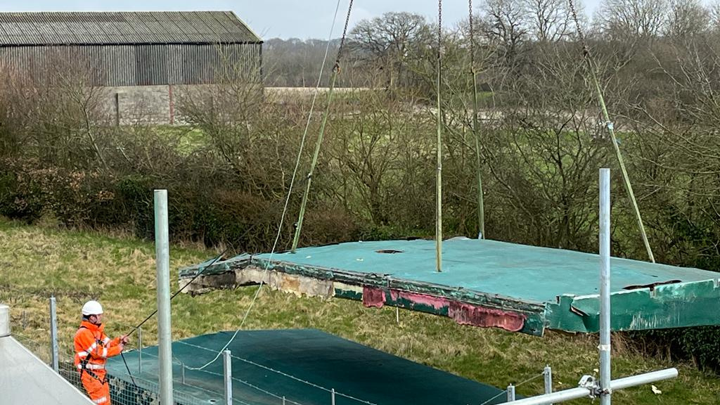 Cobra Projects - Hazards Green – GRP roof installation